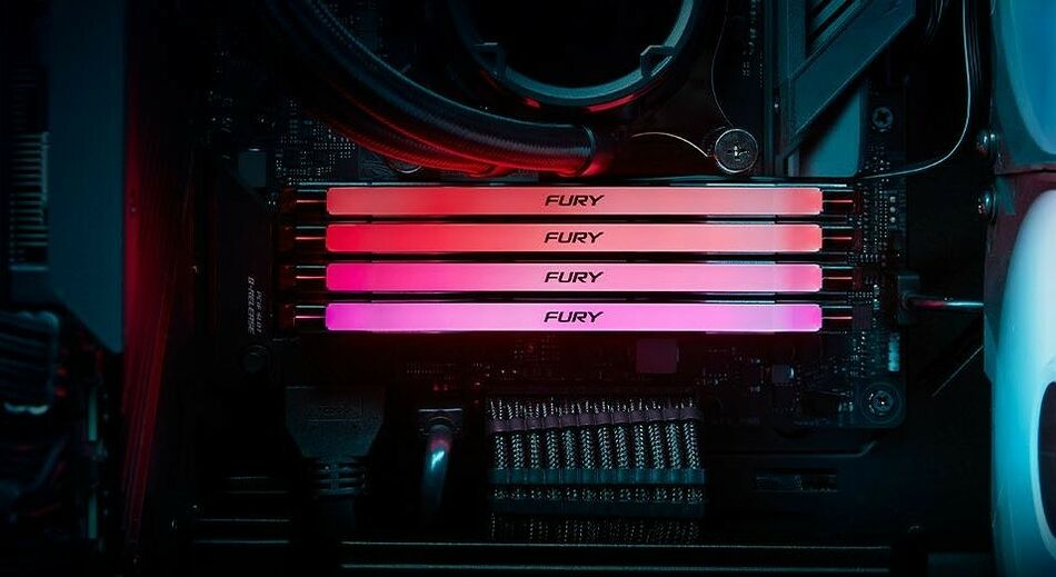 DDR5 Kingston Fury Renegade RGB - 32 Go (2 x 16 Go) 6000 MHz - CAS 32 - DDR5 - Top Achat