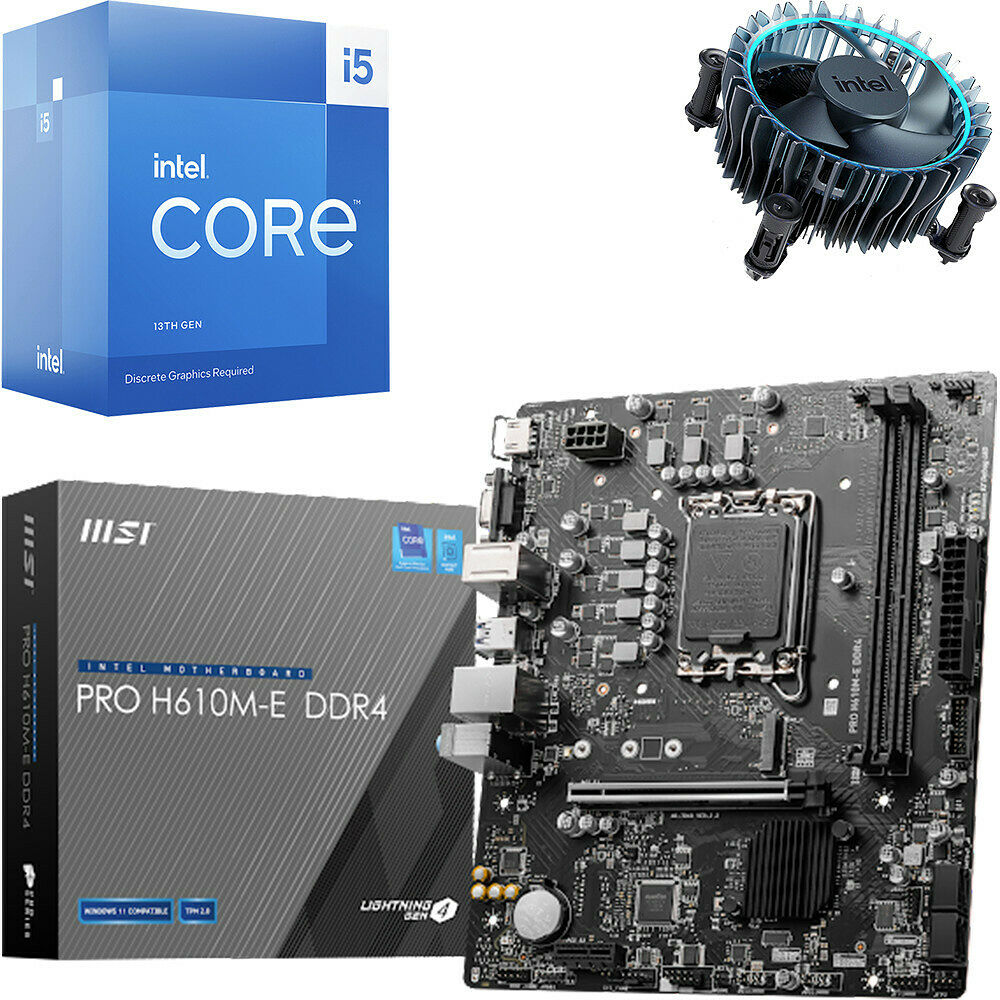 Duo Core i5-13400F + PRO H610M-E DDR4 - Kit d'évolution - Top Achat