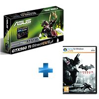 Carte graphique Asus GeForce GTX 560 Ti DirectCU II, 1 Go + Jeu - Carte graphique - Top Achat