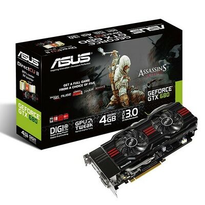 Carte graphique Asus GeForce GTX 680 DirectCU II, 4 Go - Carte graphique - Top Achat