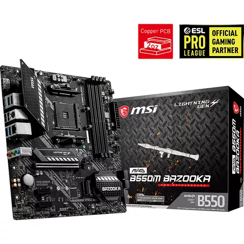 MSI MAG B550M Bazooka - Carte mère AM4 - Top Achat