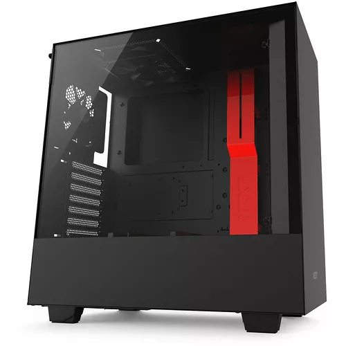 NZXT H500 - Noir mat/Rouge - Boitier PC - Top Achat