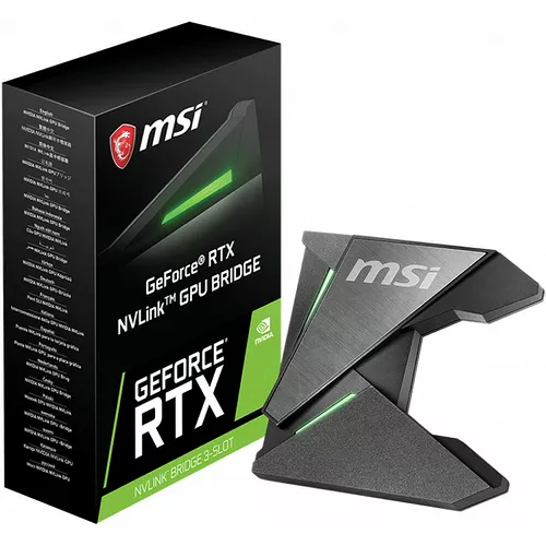 MSI GeForce RTX NVLink GPU Bridge - 3 Slots - Cable divers / Adaptateur ...