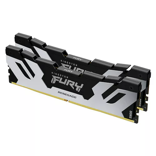 DDR5 Kingston Fury Renegade Noir/Argent - 32 Go (2 x 16 Go) 7200 MHz - CAS 38 - DDR5 - Top Achat