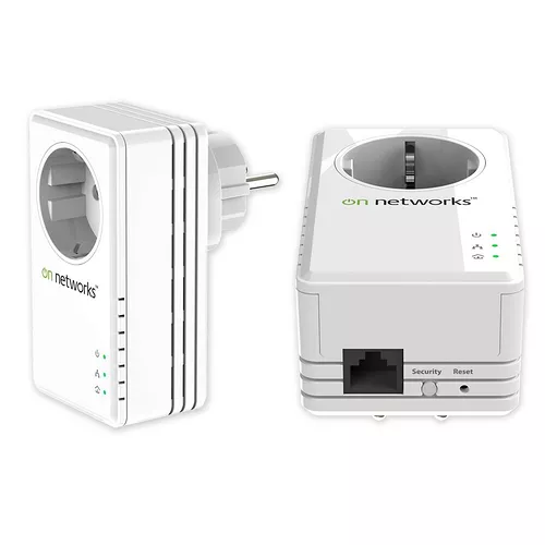 Pack de 2 adaptateurs CPL On Networks PL200P - CPL / Courant porteur ...