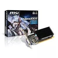 Carte graphique MSI GeForce 8400 GS Fanless, 512 Mo - Carte graphique ...