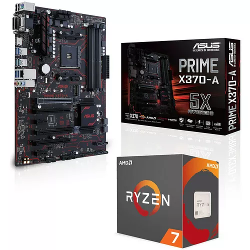 AMD Ryzen 7 1700X (3.4 GHz) + Asus PRIME X370-A - Kit d'évolution - Top ...