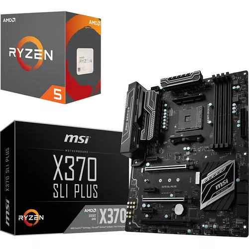 AMD Ryzen 5 1600X (3.6 GHz) + MSI X370 SLI PLUS - Kit d'évolution - Top ...