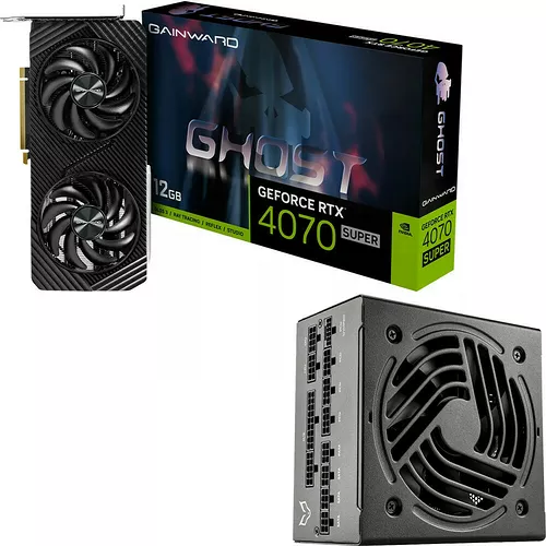 Gainward GeForce RTX 4070 SUPER Ghost + Fox Spirit HG750 - 750W - Carte ...